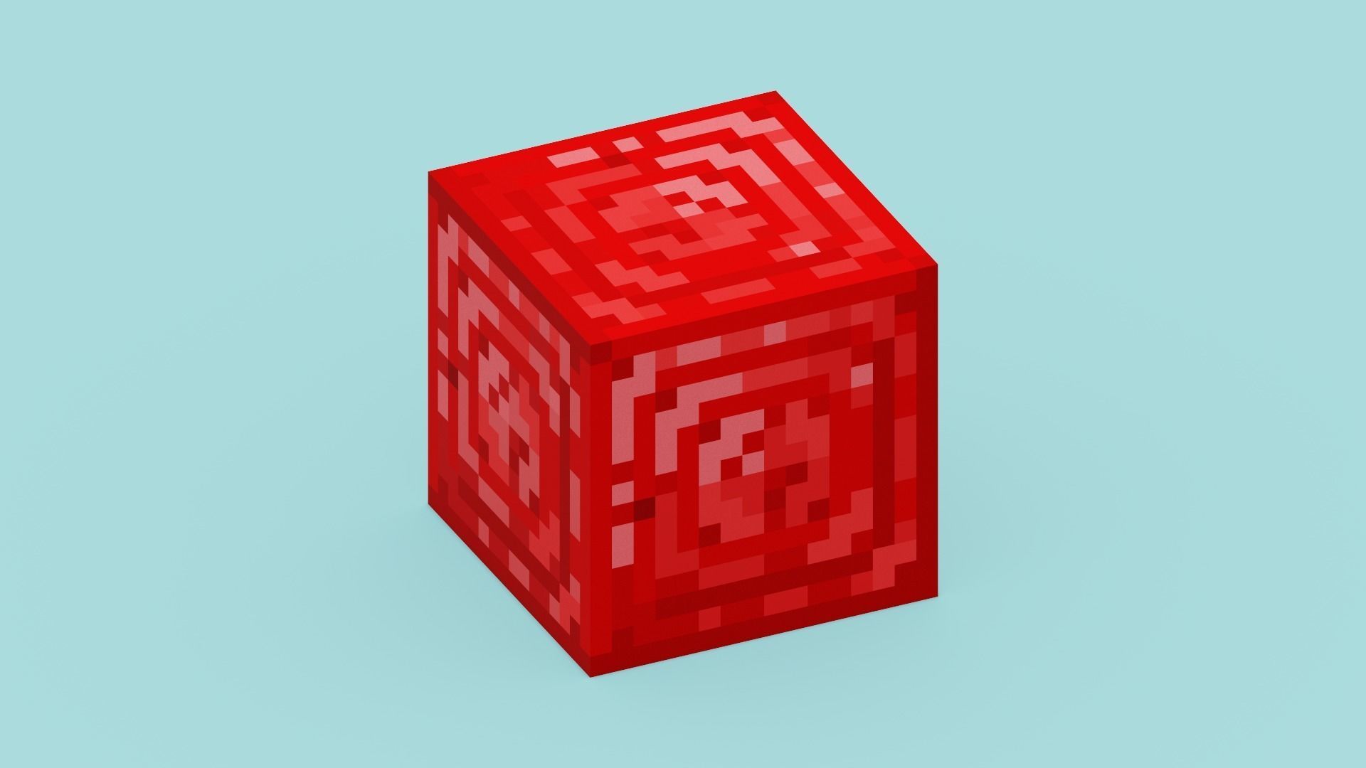 3D model Minecraft Ruby Block VR / AR / low-poly | CGTrader