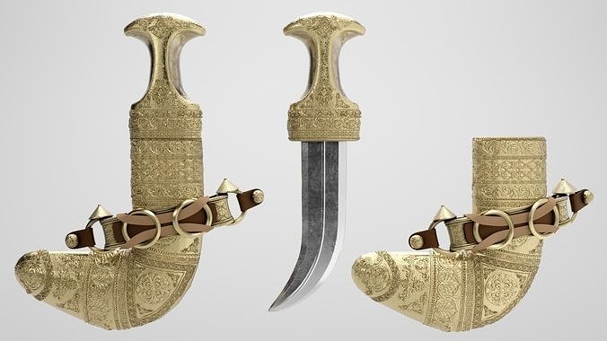 Omani Dagger 3D model | CGTrader