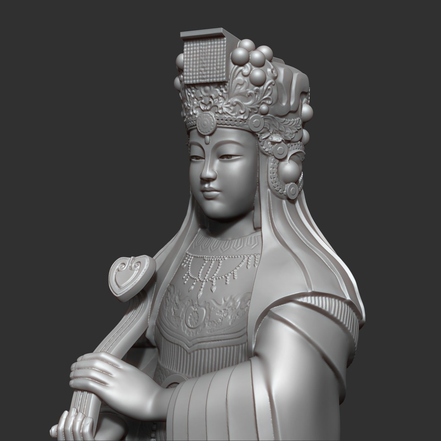 MaZu Statue 3D Print 3D model 3D printable | CGTrader