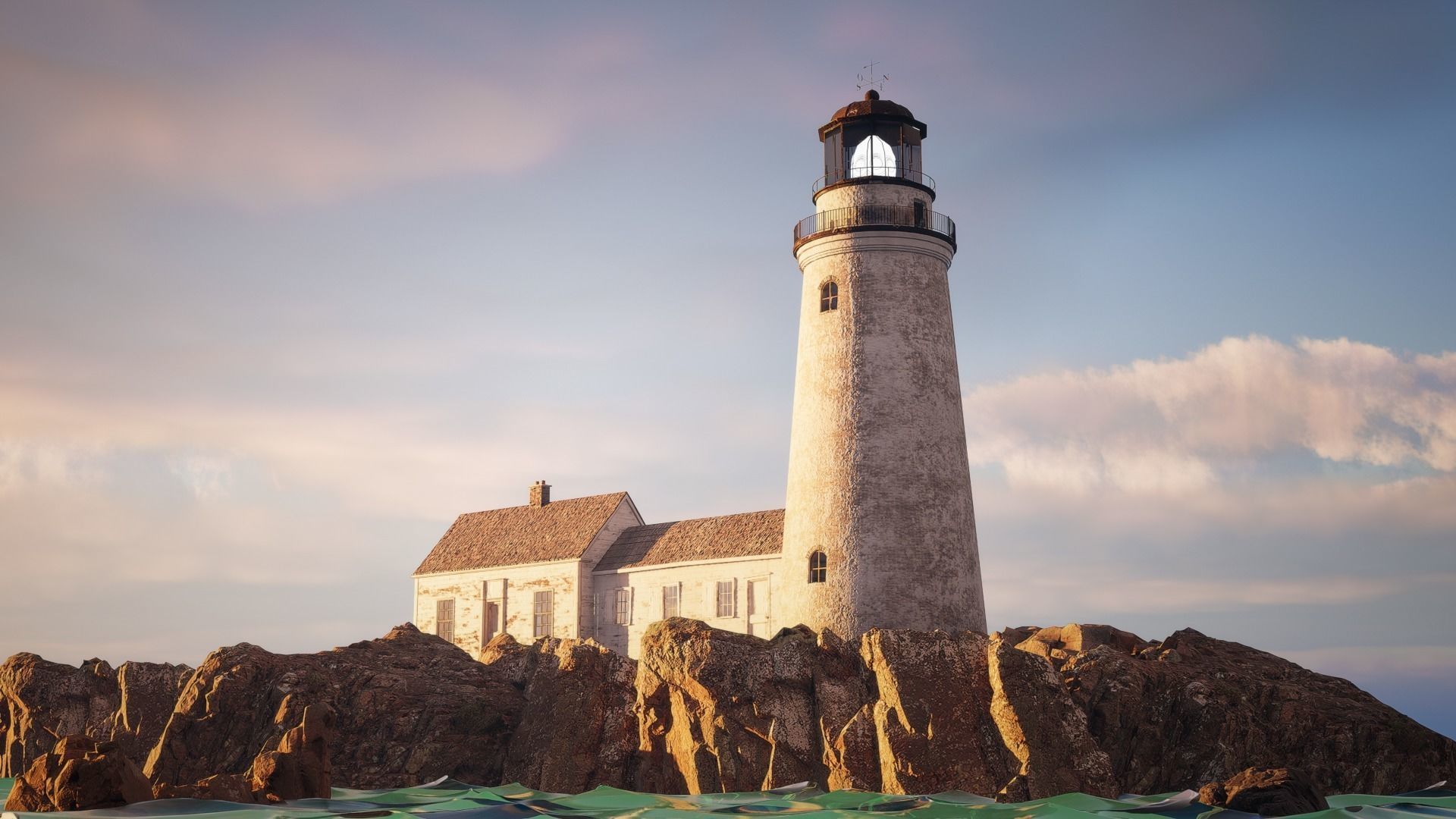 3D model Old Lighthouse VR / AR / low-poly | CGTrader