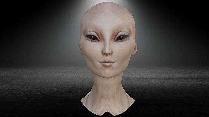 Alien Lady 3D model | CGTrader