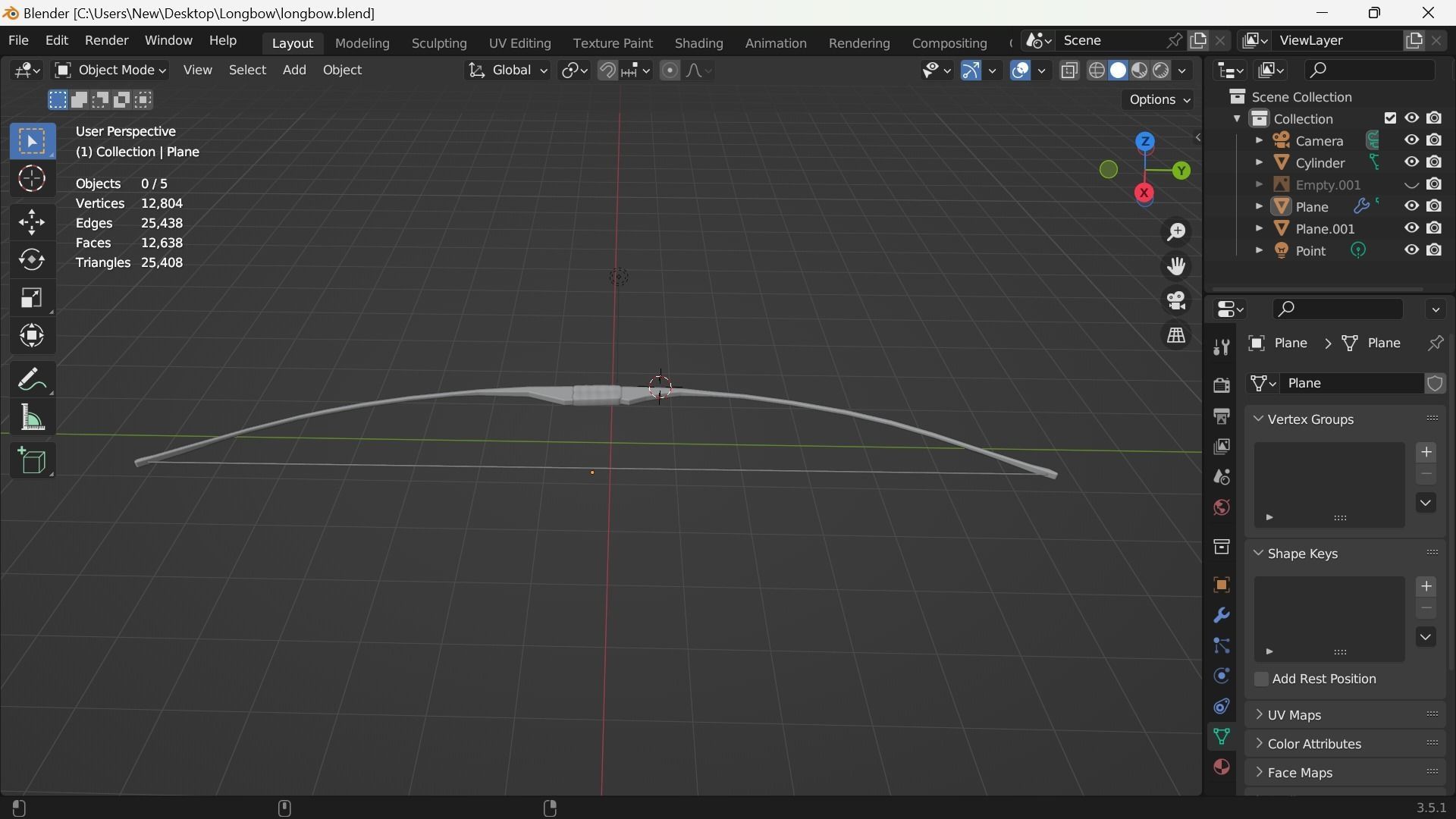 Longbow free VR / AR / low-poly 3D model | CGTrader