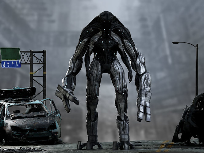 3D model Alien Exosuit VR / AR / low-poly rigged | CGTrader