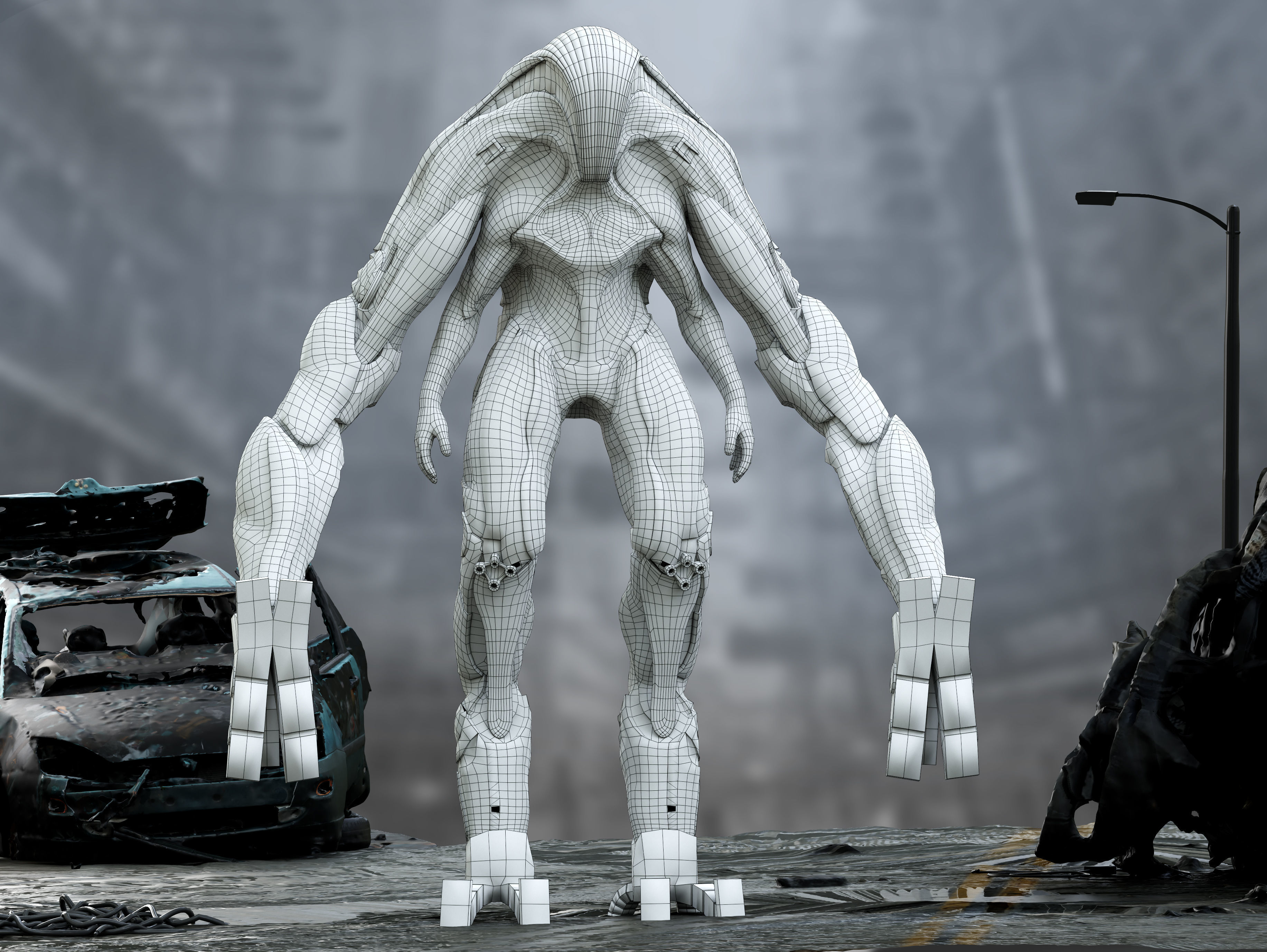 3D model Alien Exosuit VR / AR / low-poly rigged | CGTrader