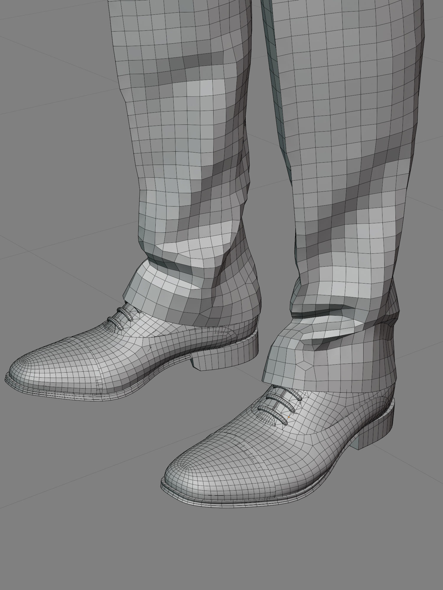 3D model Business Man with suit blender and 3ds max VR / AR / low-poly ...