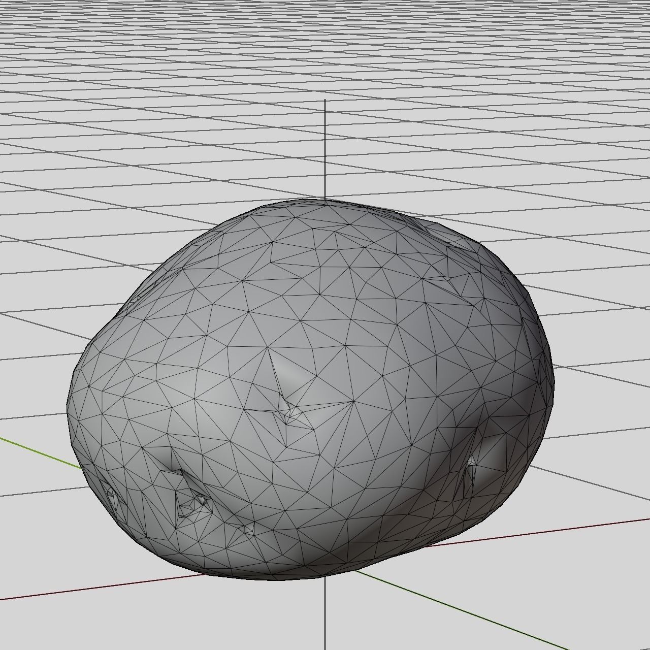 3D model Potatoes 2 VR / AR / low-poly | CGTrader