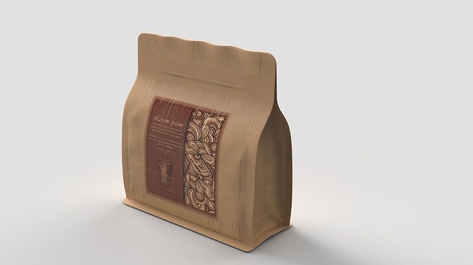 3D model Paper Food Packaging - PBR Game-Ready 3D model VR / AR / low ...