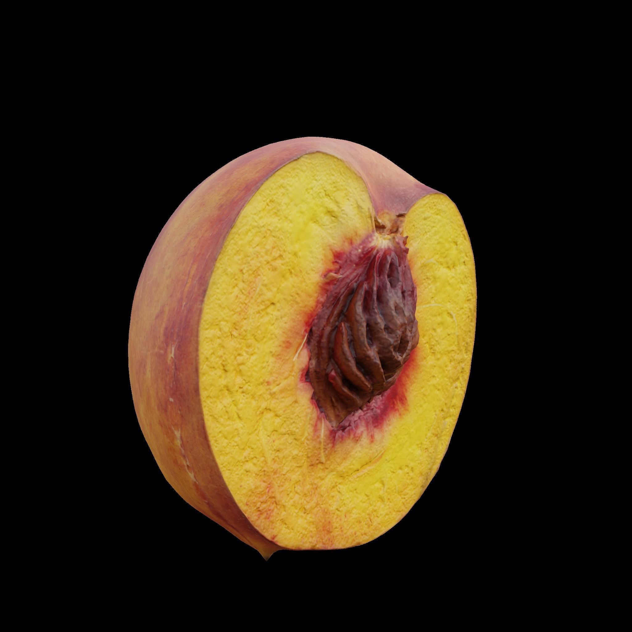 Peach 2 3D model | CGTrader