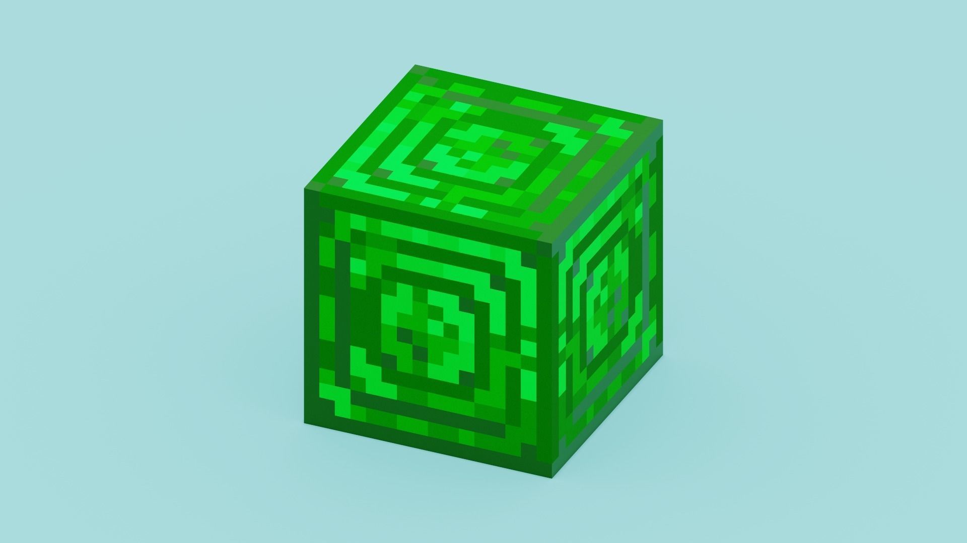 3D model Minecraft Emerald Block VR / AR / low-poly | CGTrader