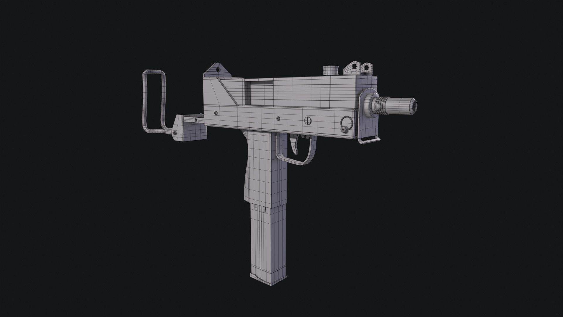 3D model Ingram Mac 10 Weapon VR / AR / low-poly | CGTrader