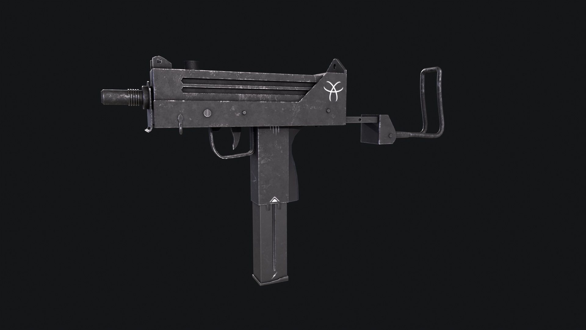 3D model Ingram Mac 10 Weapon VR / AR / low-poly | CGTrader