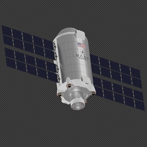 Vast Space Haven-1 3D model | CGTrader
