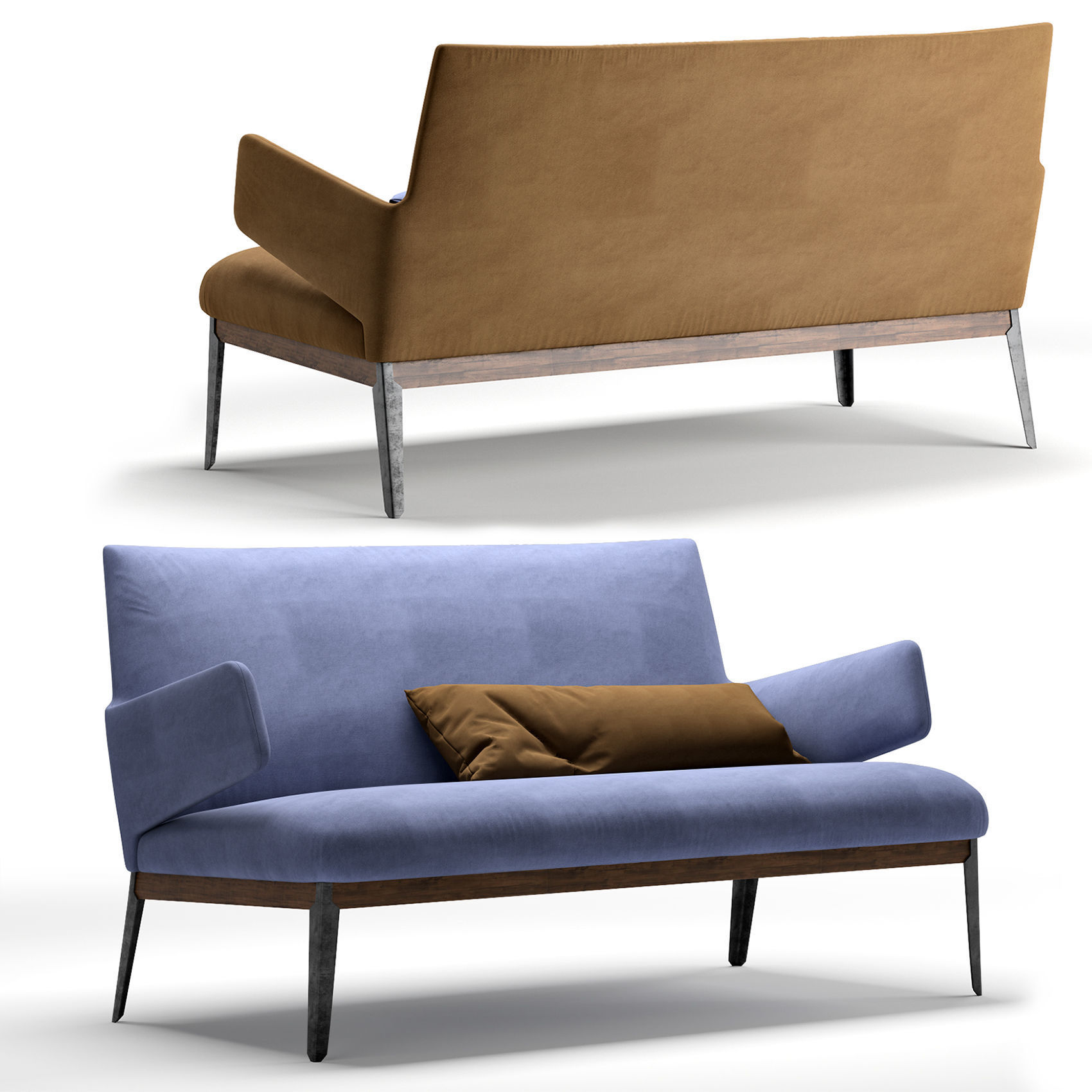 Hug love seat high version 3D model | CGTrader