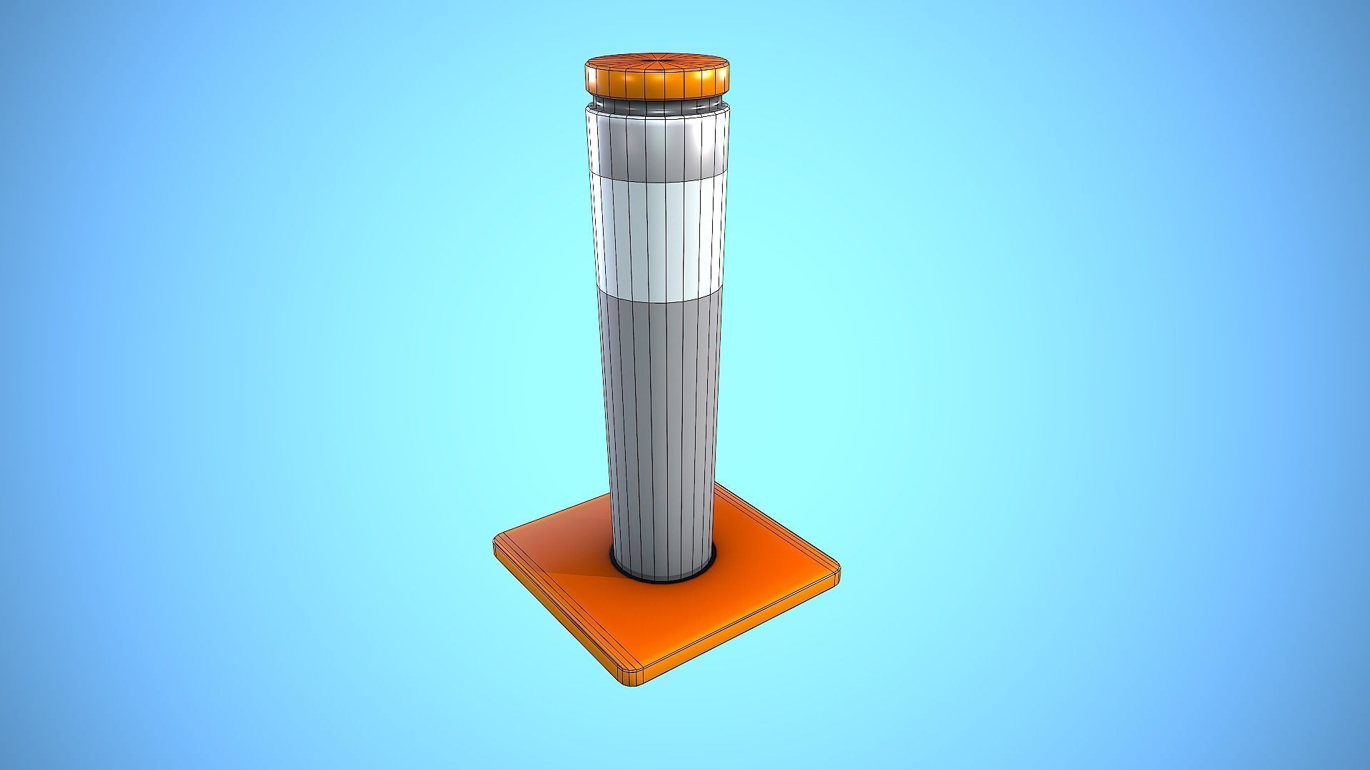 3D model TRAFFIC BOLLARD CARTOON STYLIZED VR / AR / low-poly | CGTrader