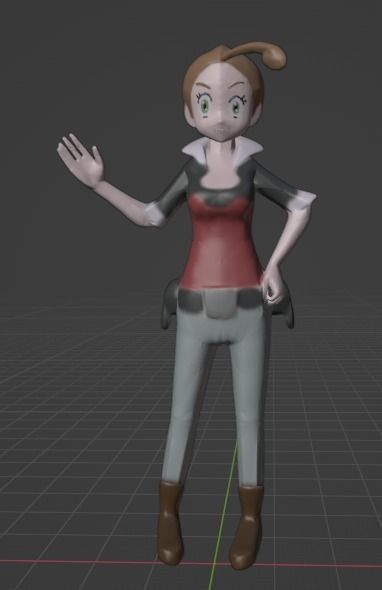 Alexa pokemon trainer 3D model 3D printable | CGTrader