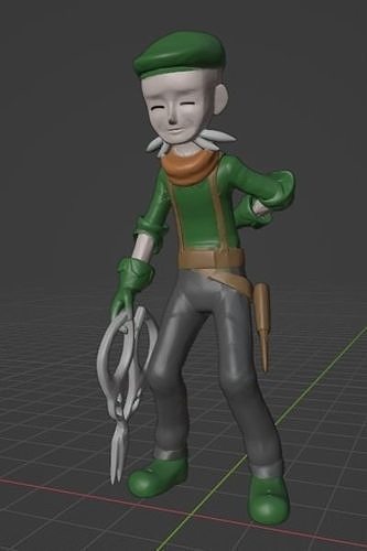 Ramos gym leader 3D model 3D printable | CGTrader