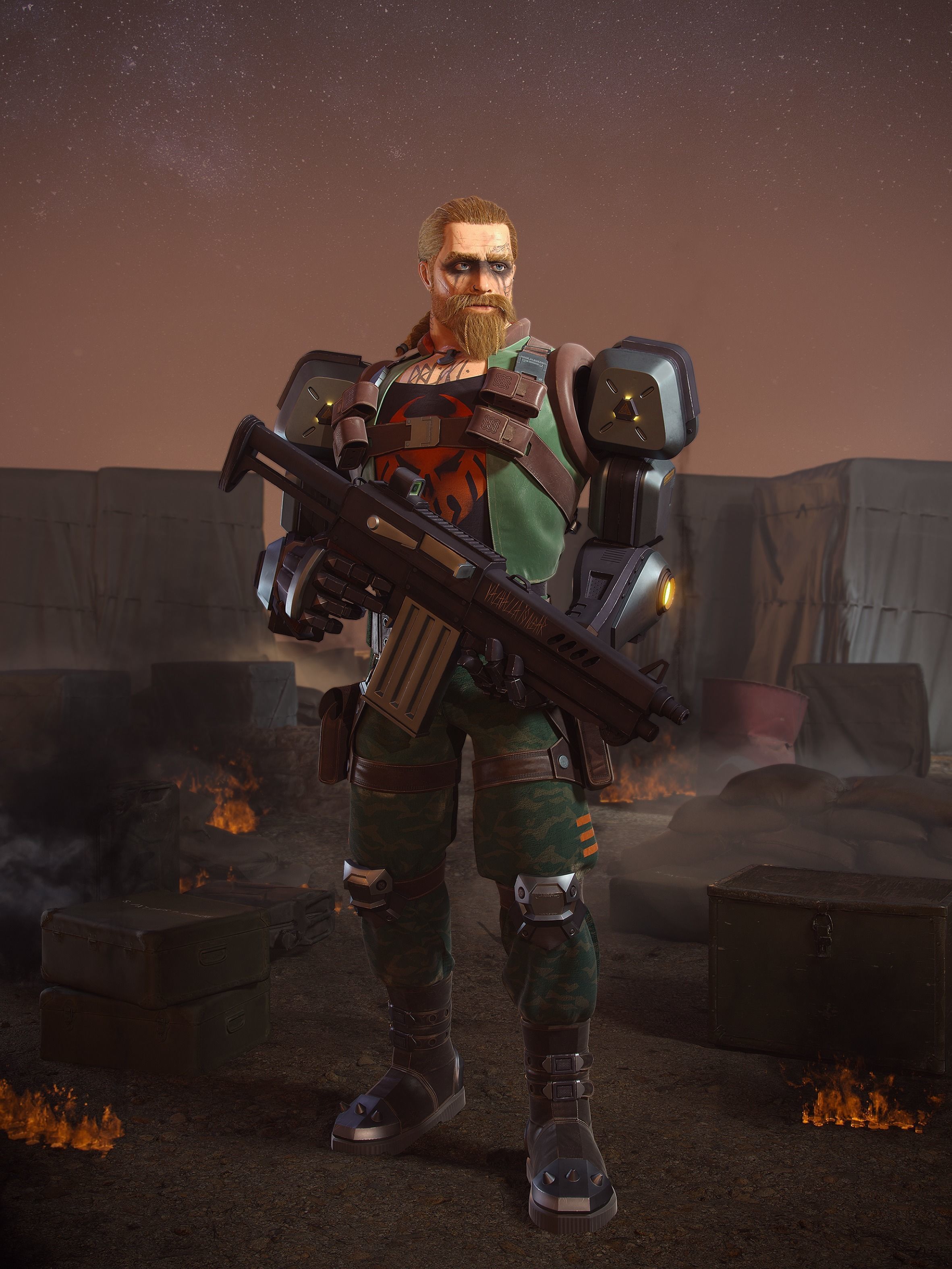 Breach Valorant fan art 3D model | CGTrader