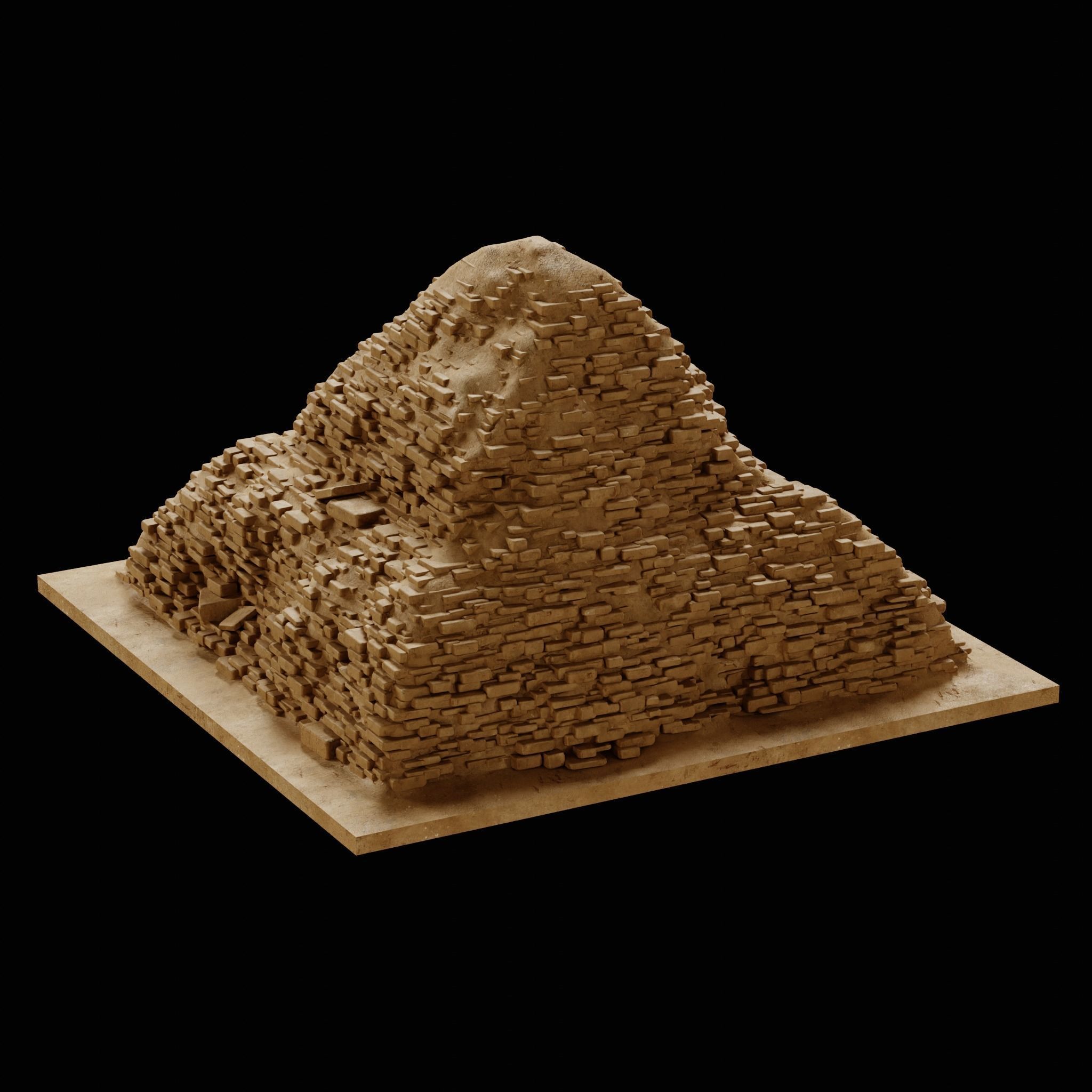 3D model EGYPTIAN PYRAMID ANCIENT EGYPT TEMPLE TOMB COLLECTION VR / AR ...
