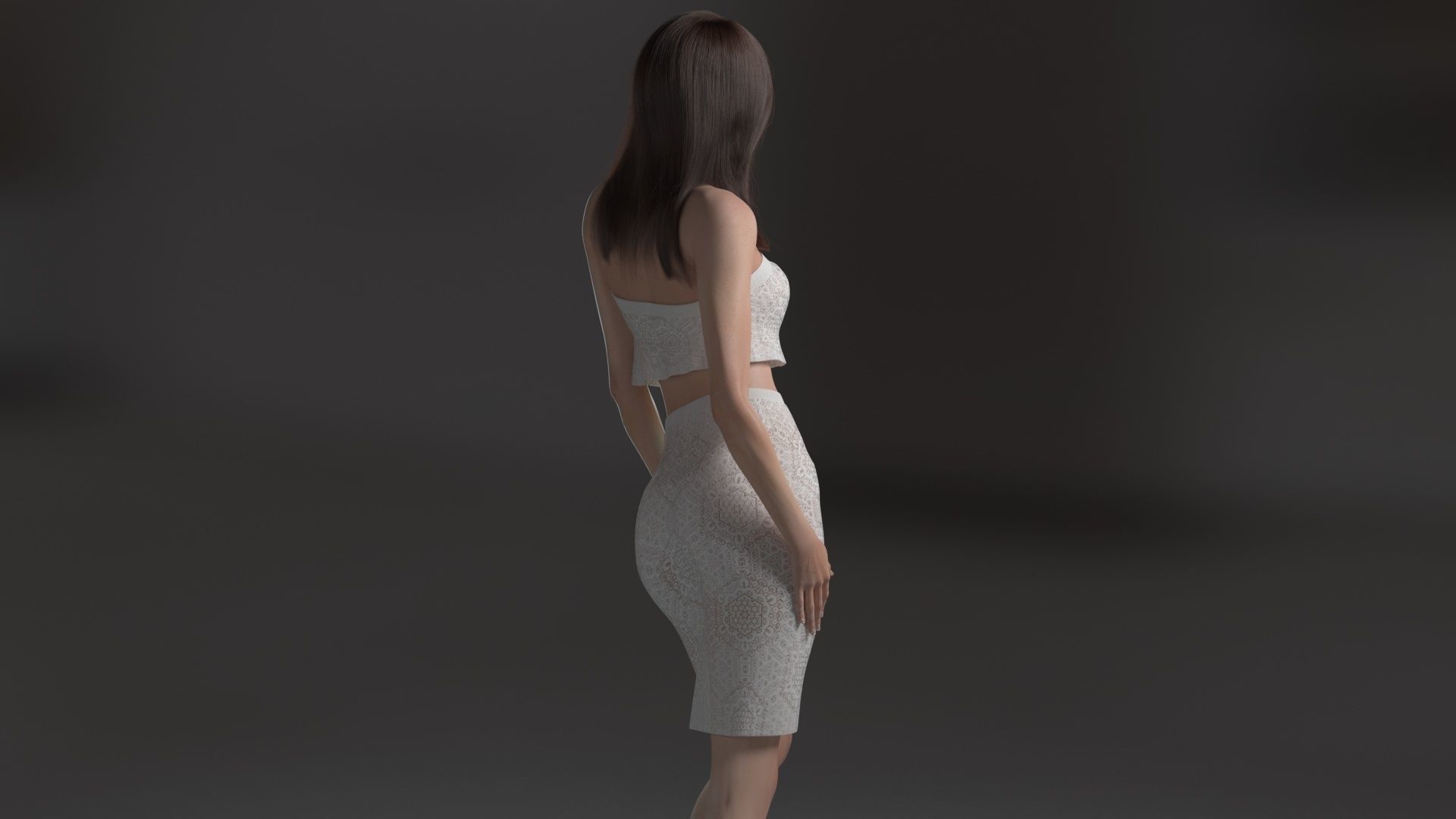 Adriana - photo realistic female model 3D model rigged | CGTrader