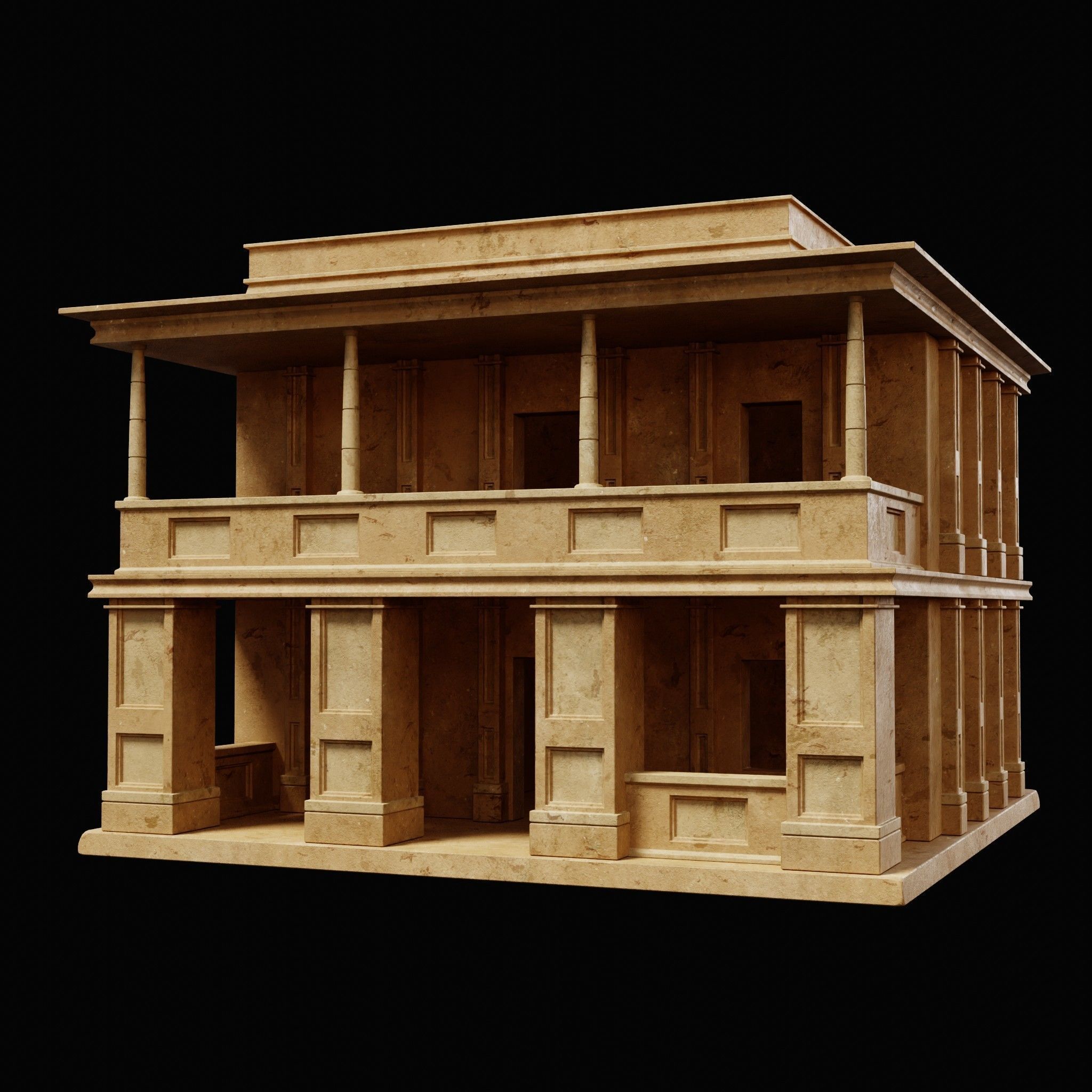 3D model EGYPTIAN ARAB DESERT HOUSE HUT CLAY COTTAGE SHELTER COLLECTION ...