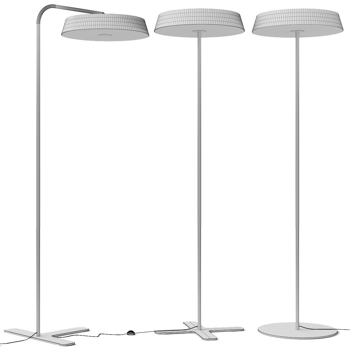 Koi 12 LED Belux Floor Lamp 3D model | CGTrader