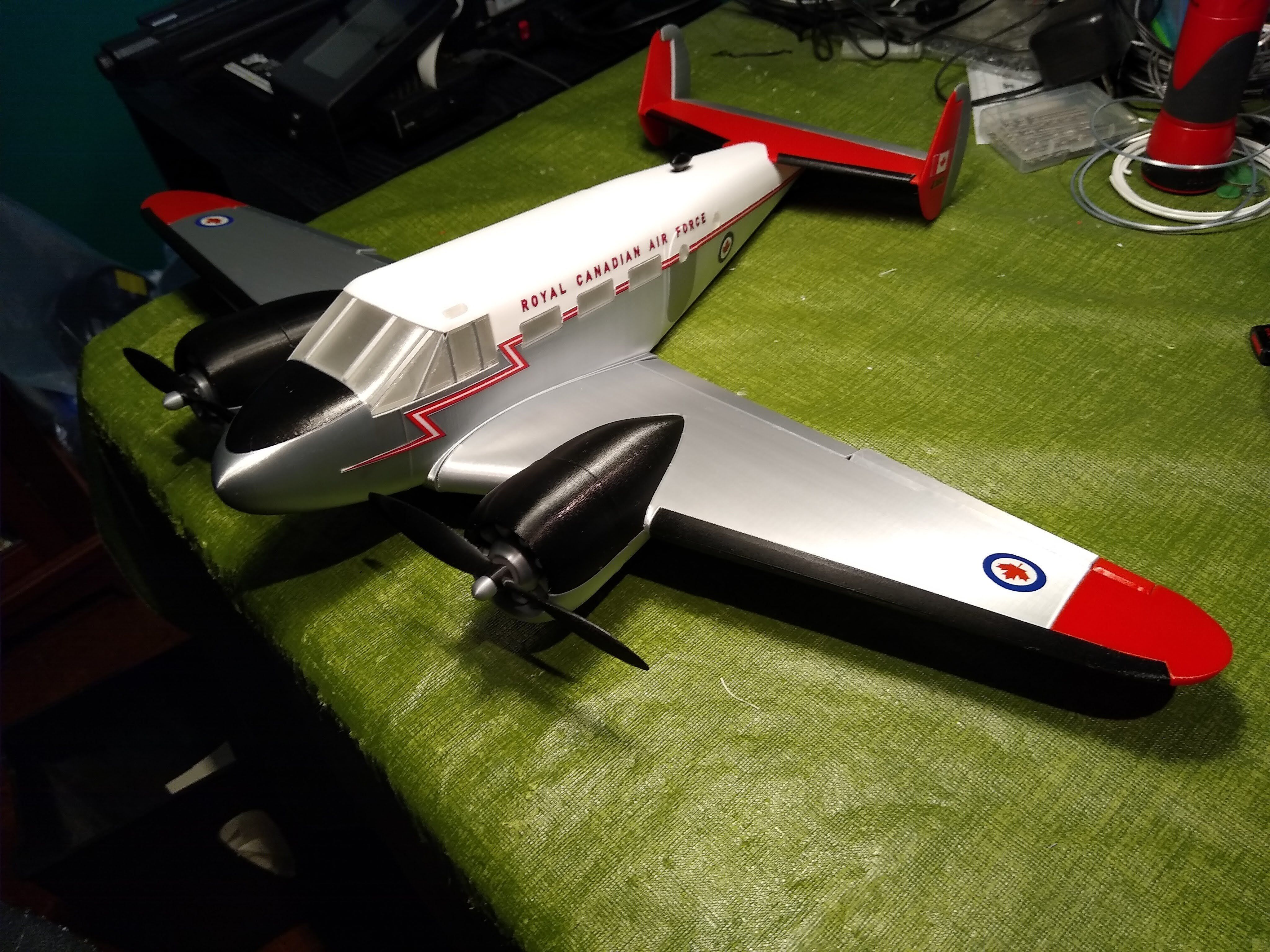 Large Scale RCAF Beech 18 Expeditor 3D model 3D printable | CGTrader