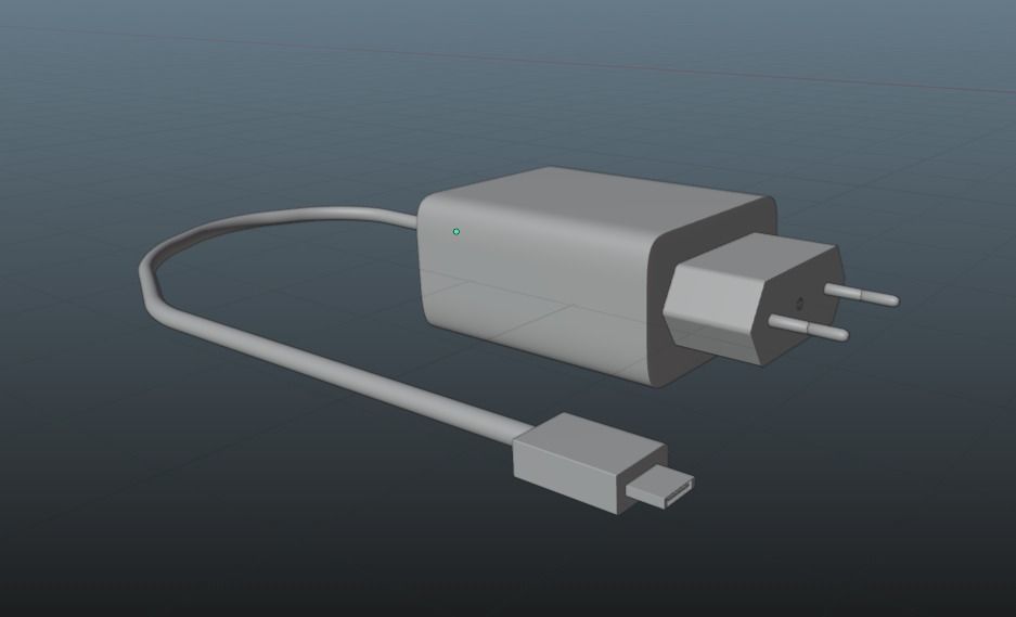 model phone charger adapter 3D model | CGTrader