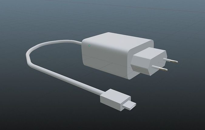 model phone charger adapter 3D model | CGTrader