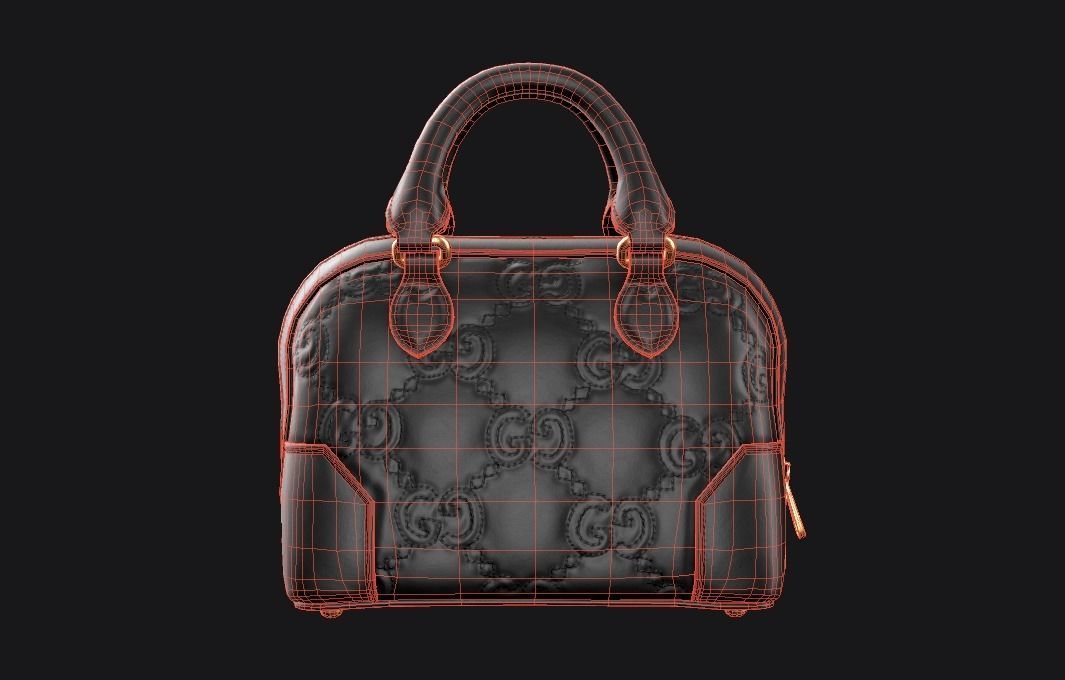 3D model Handbag-GUCCI VR / AR / low-poly | CGTrader