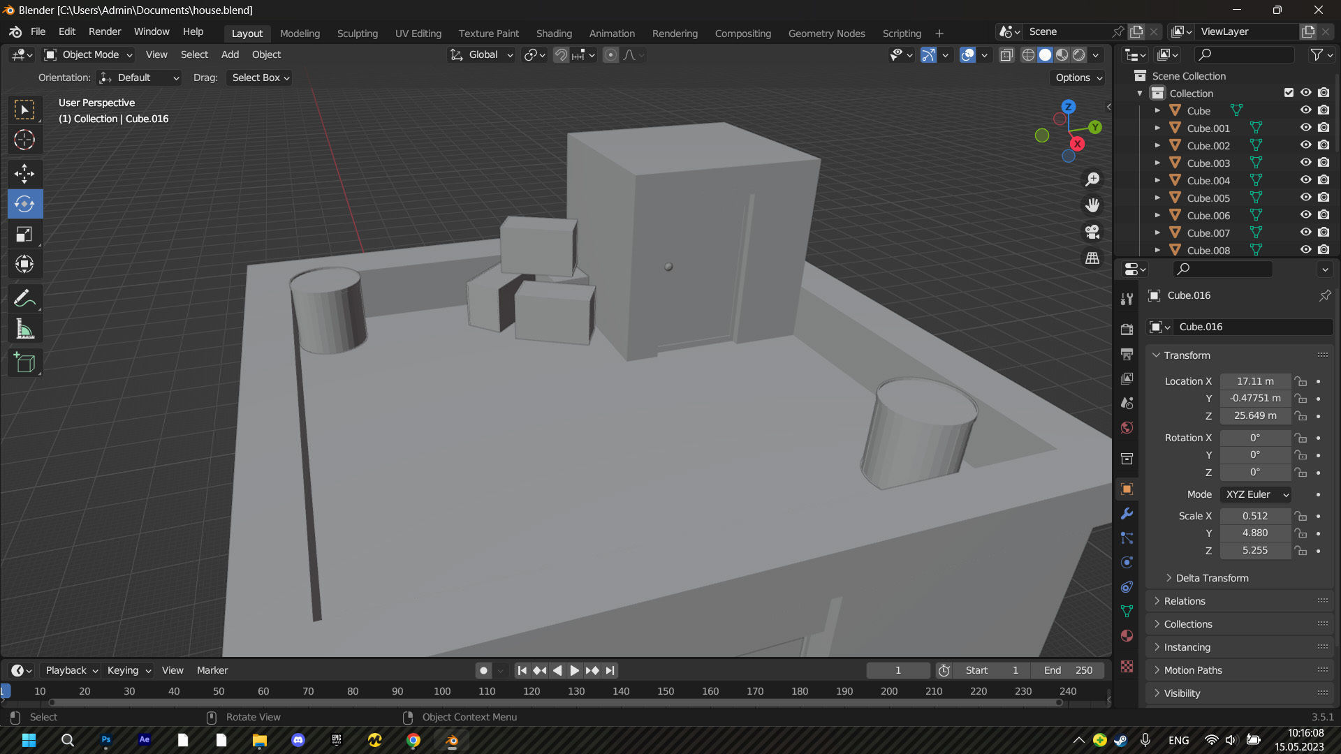 House for game or for render 3D model 3D printable | CGTrader