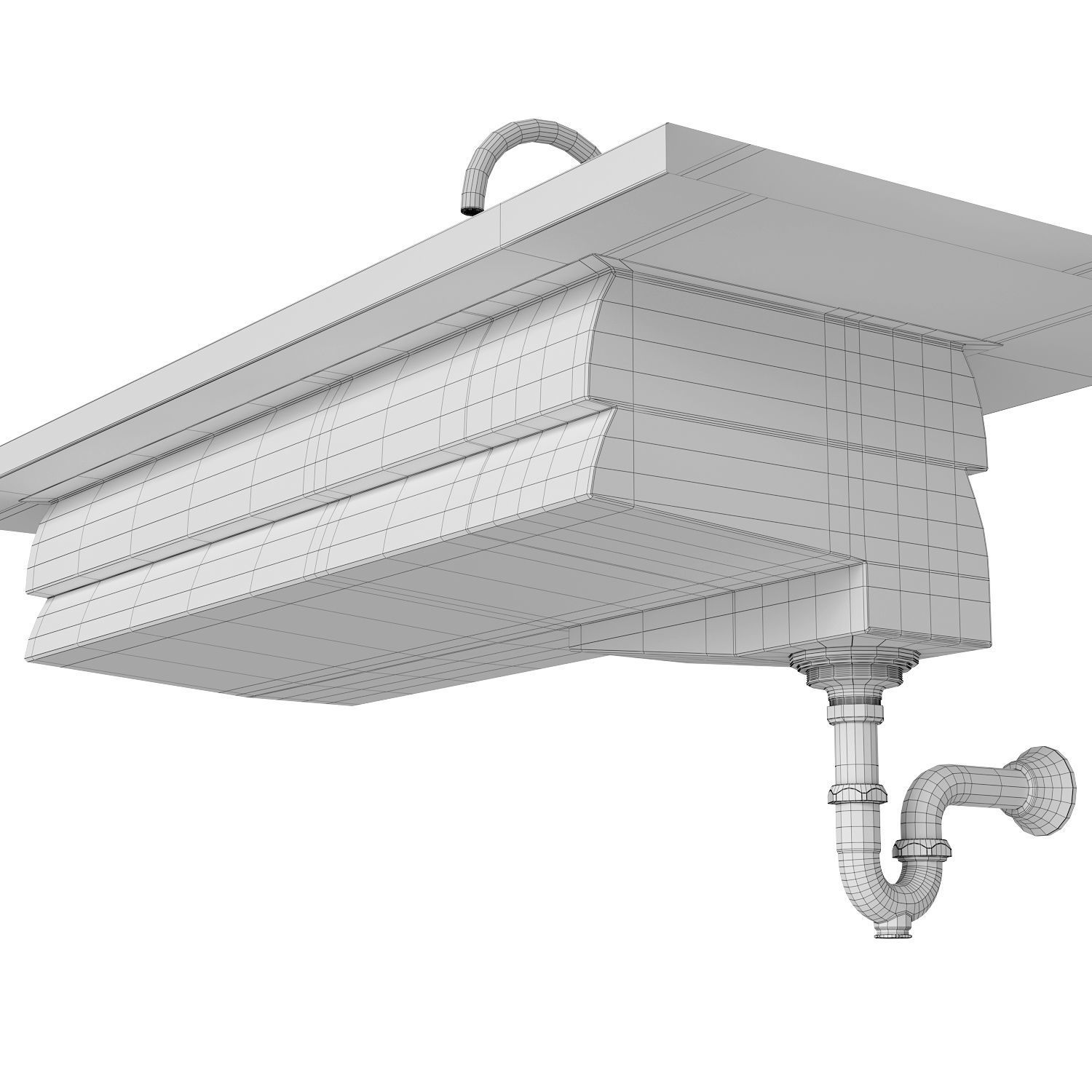 Kallista Multiere Kitchen Sink Set 3D model | CGTrader