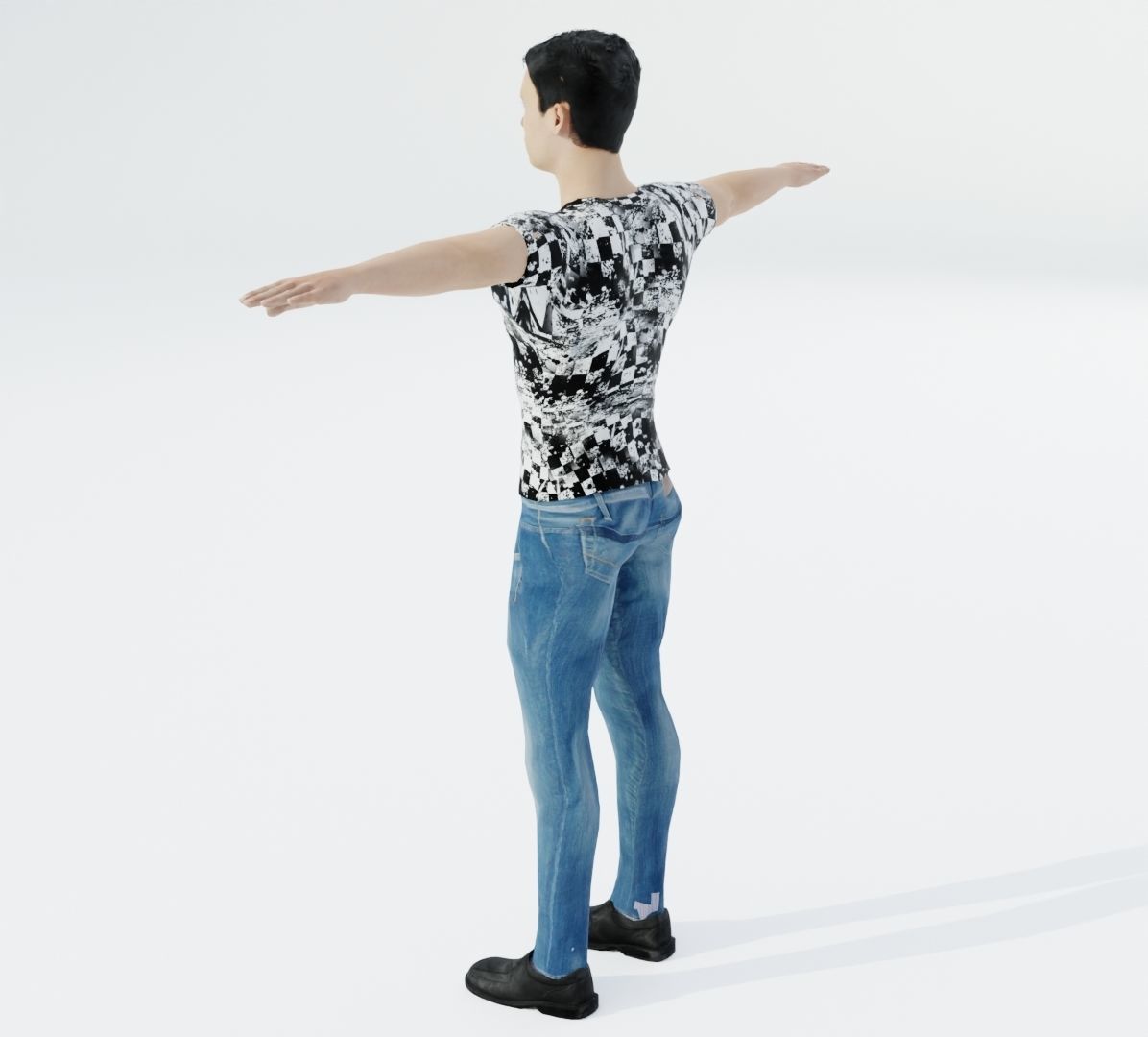 3D model Free male boy Rigged low poly model VR / AR / low-poly | CGTrader
