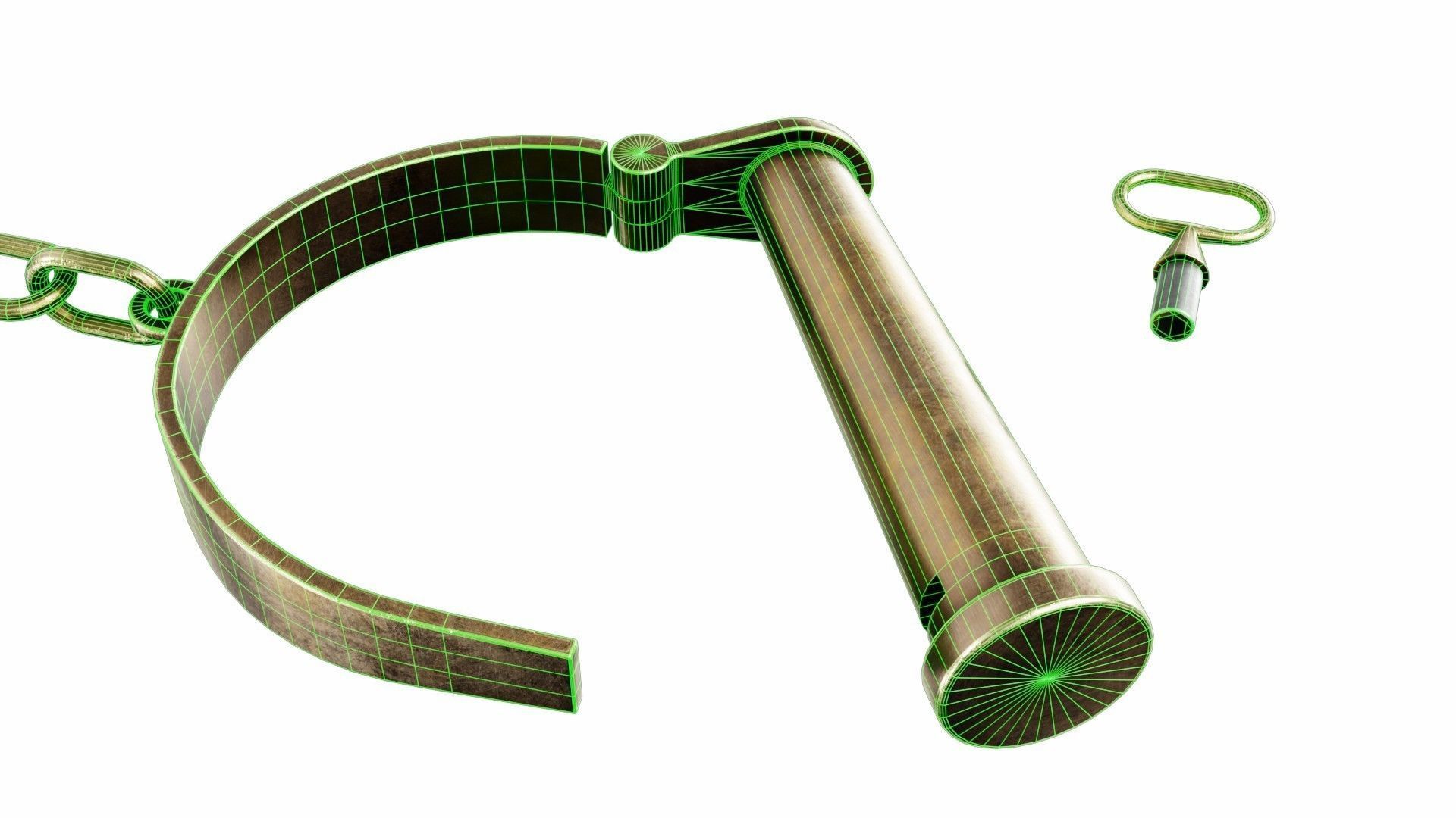 Bronze shackles 3D model | CGTrader