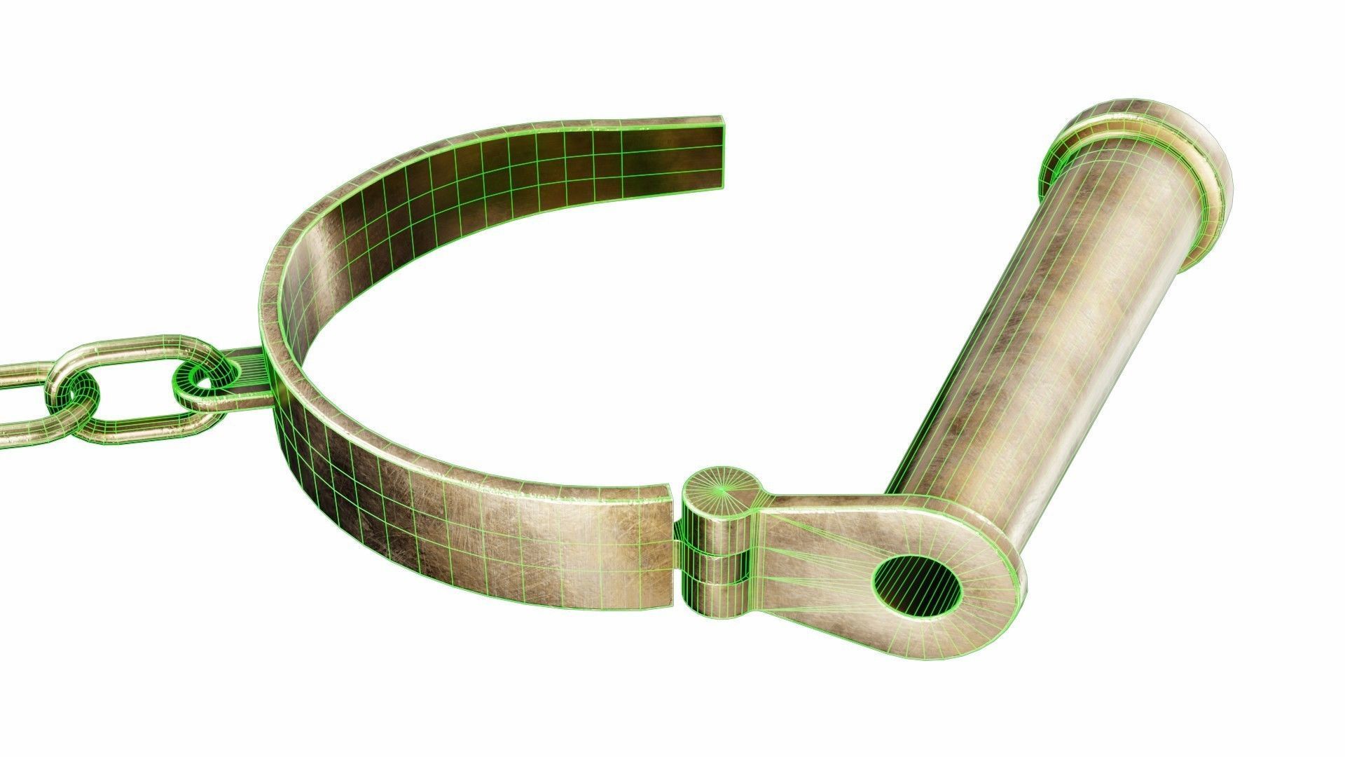 Bronze shackles 3D model | CGTrader