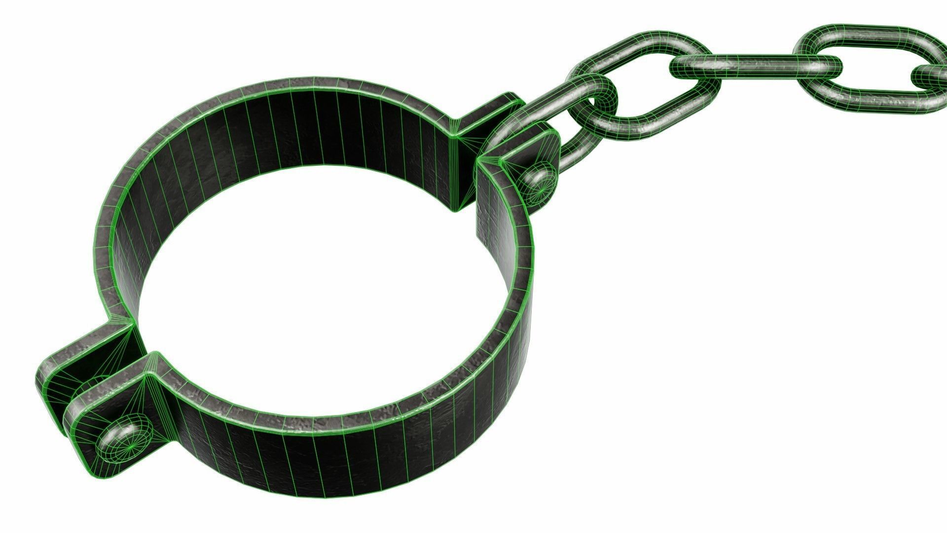 Shackles with weight 3D model | CGTrader