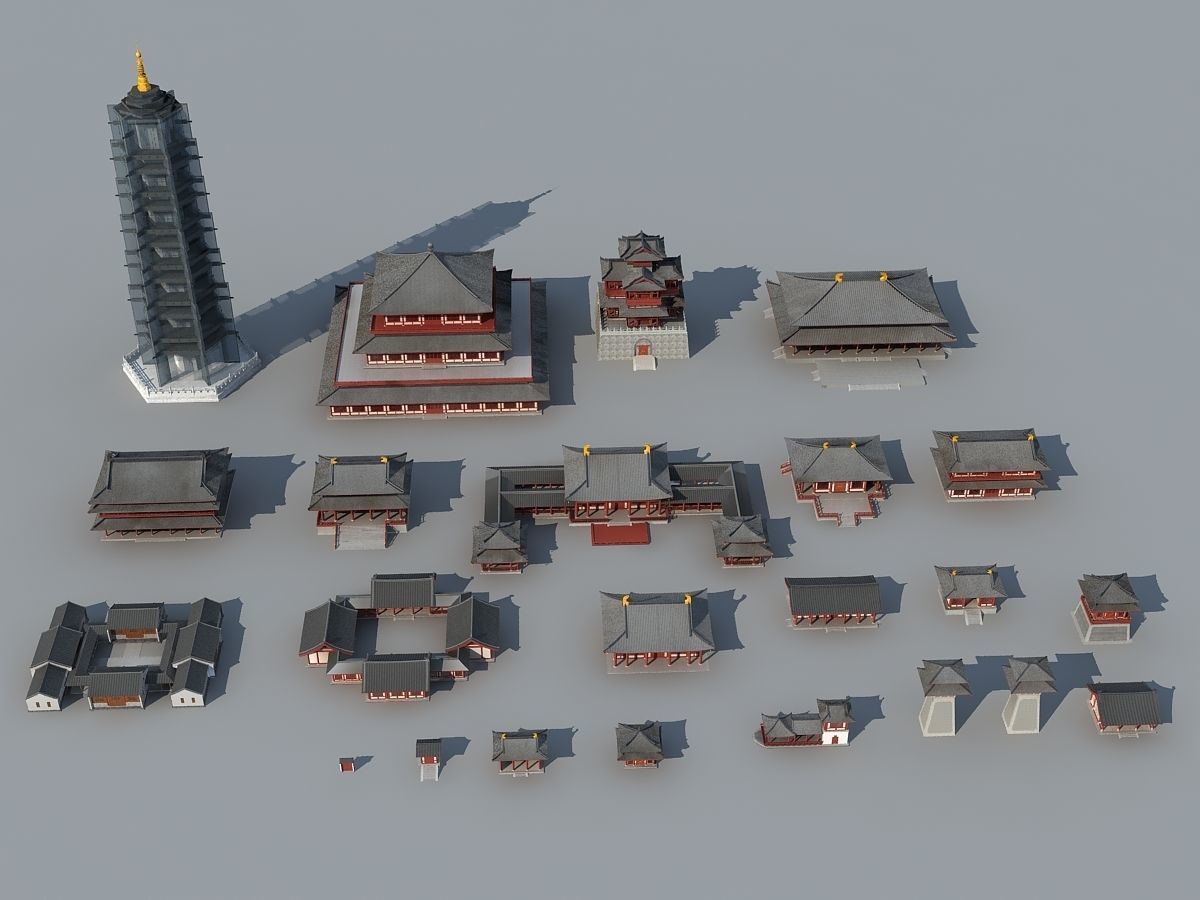 ancient architecture temple 3D model | CGTrader
