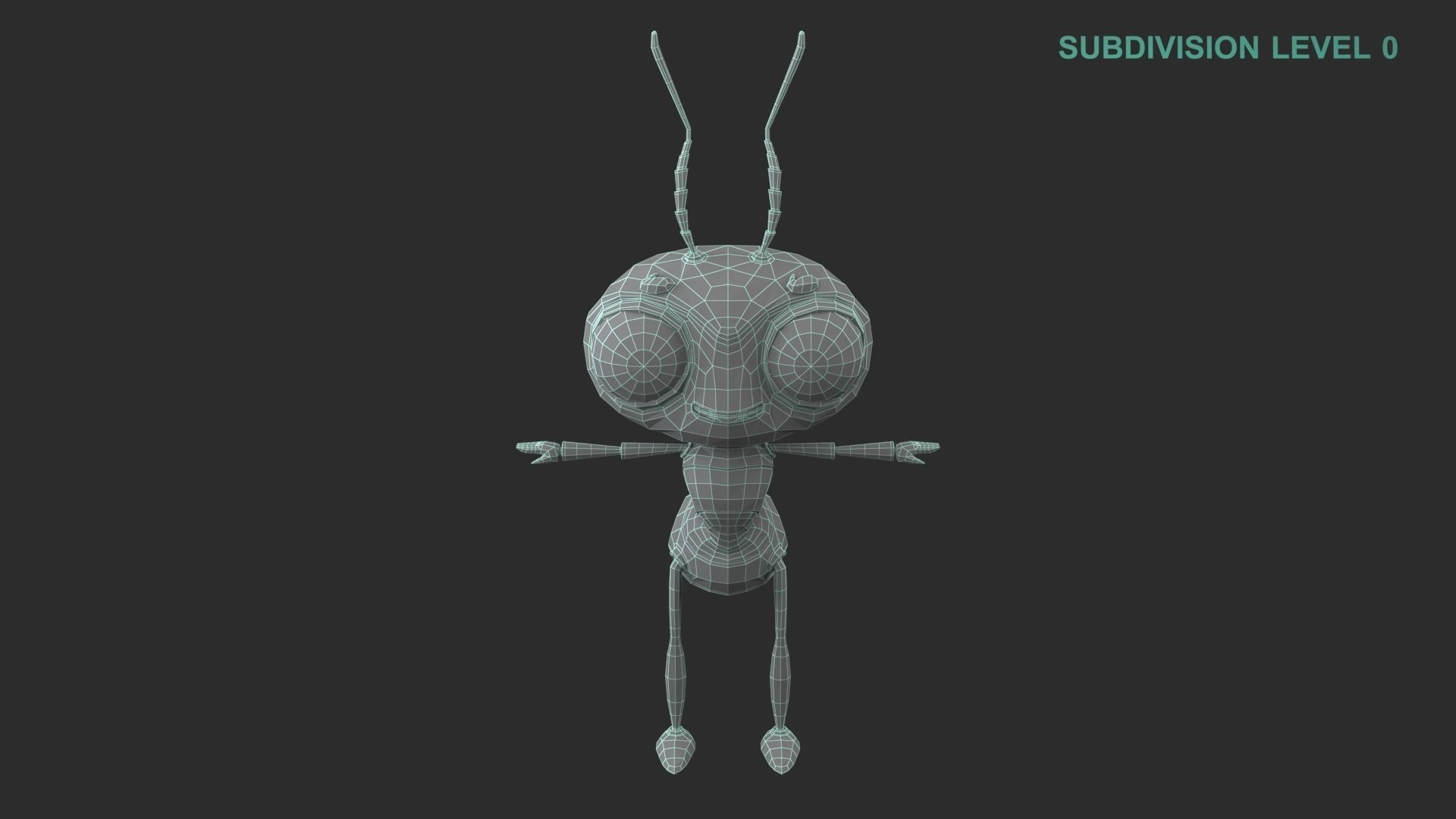 Cartoon Ant Character 3D model | CGTrader