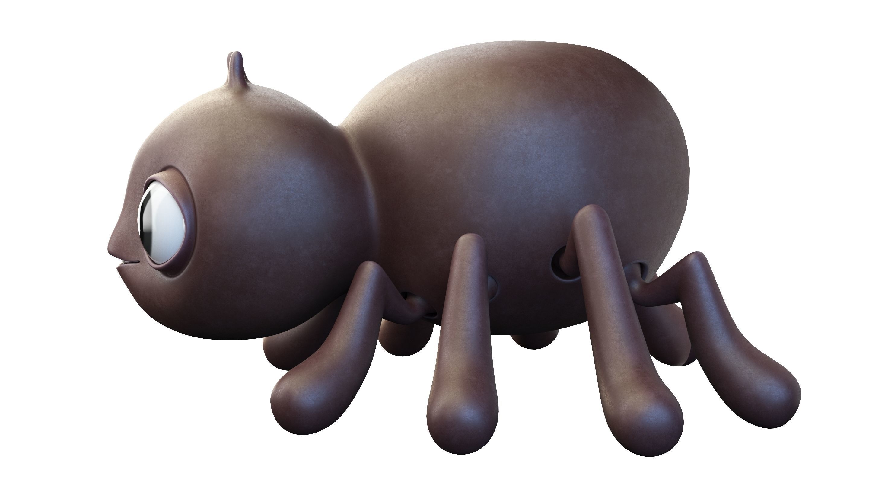 Cartoon Spider Character 3D model | CGTrader