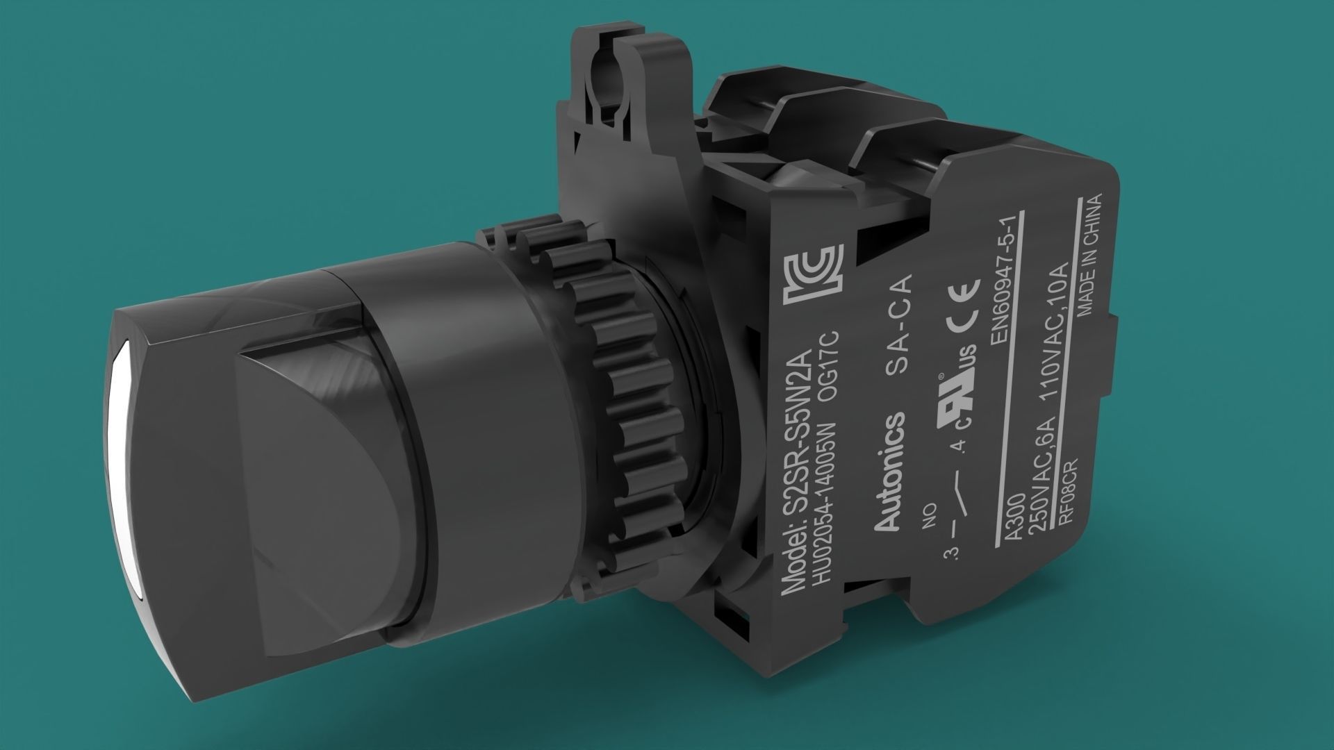 selector Switch Button 3D model | CGTrader