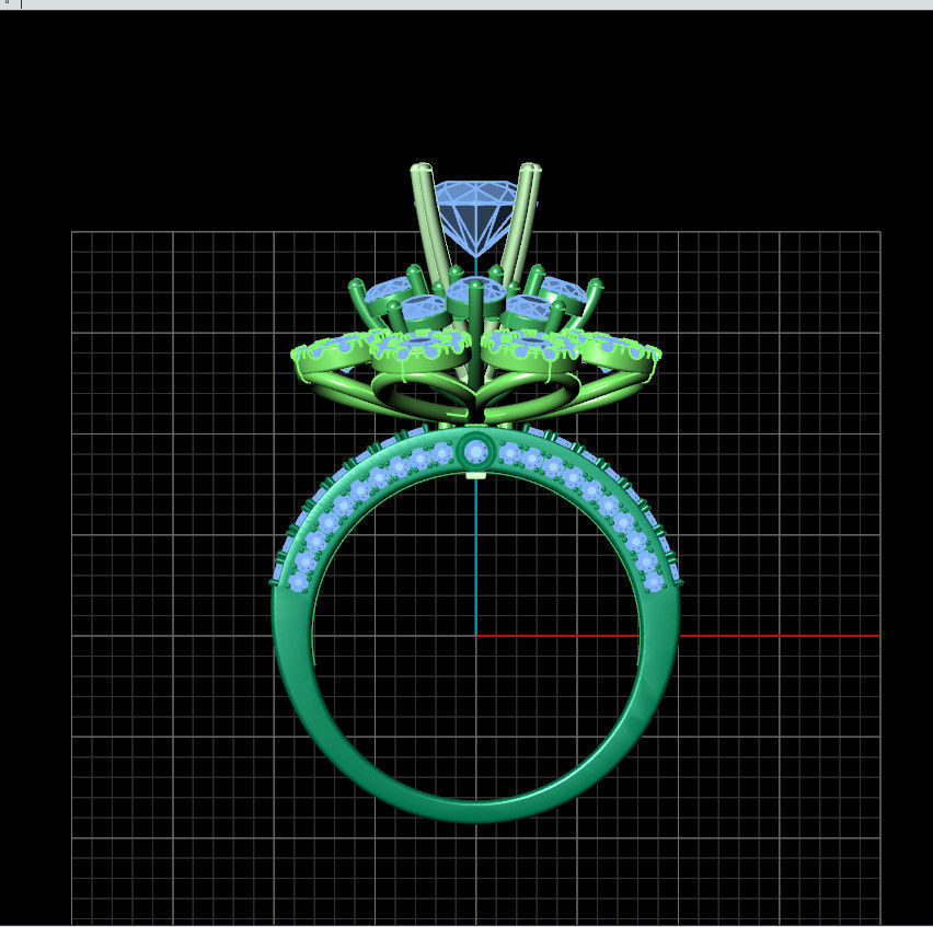 Diamond Fine Jewelry free 3D model 3D printable | CGTrader