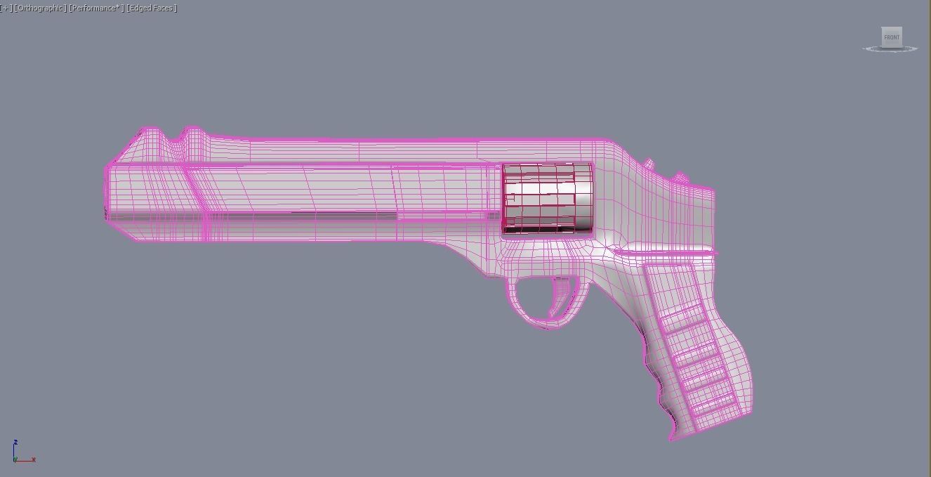 Sheriff Gun 3D model | CGTrader