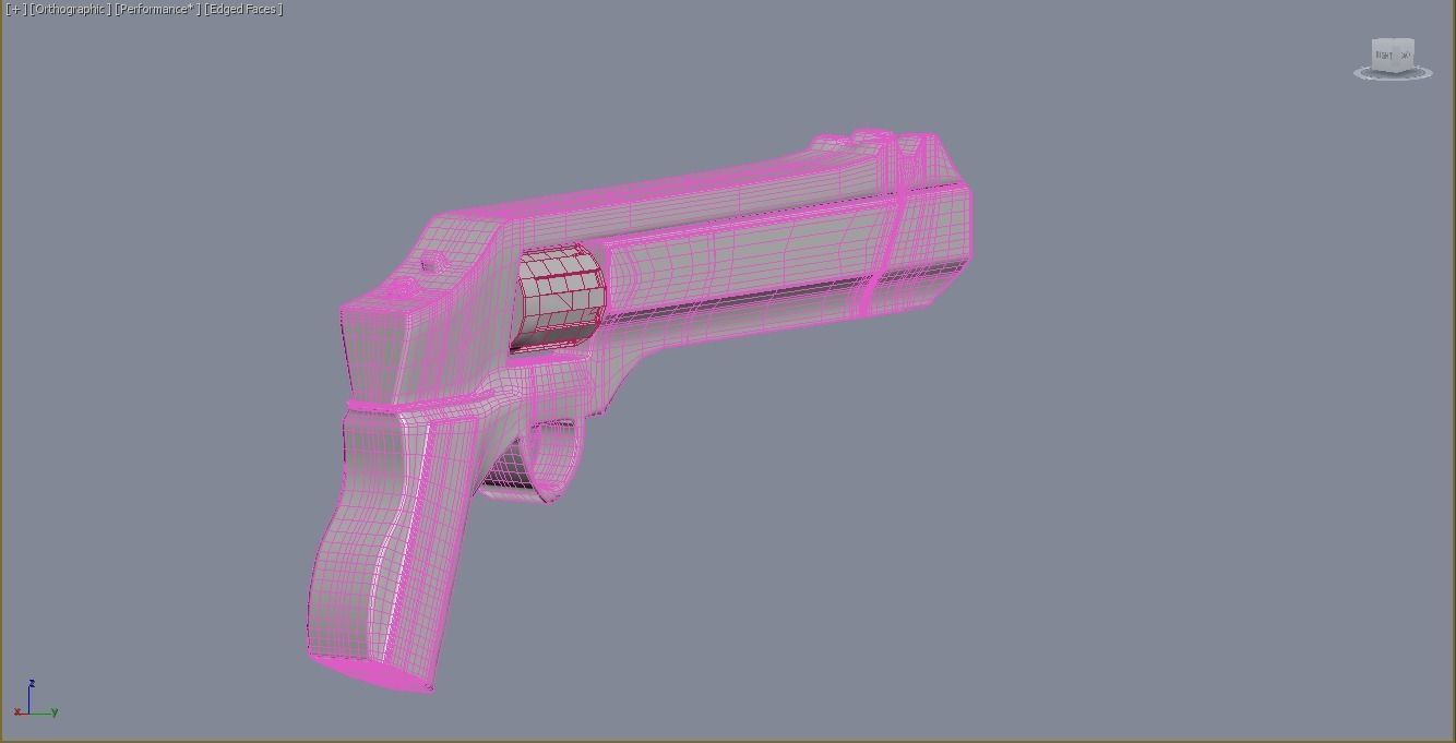 Sheriff Gun 3D model | CGTrader