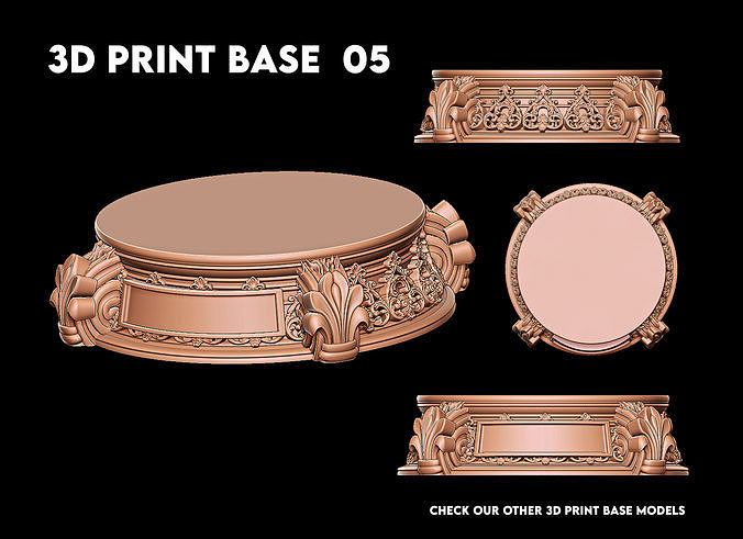3D Print Base 05 3D model 3D printable | CGTrader