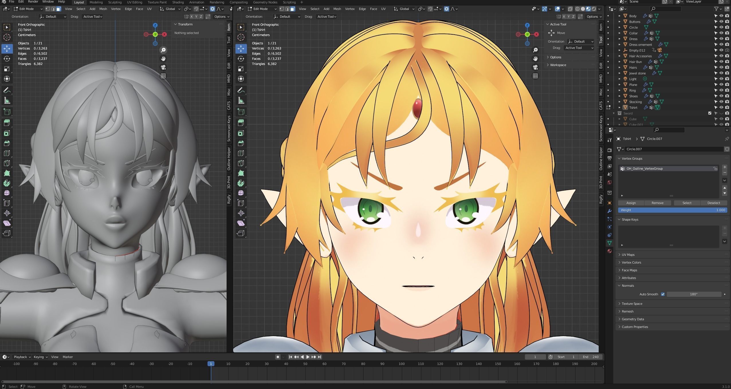 Ojisan Elf- Sui 3D model animated | CGTrader