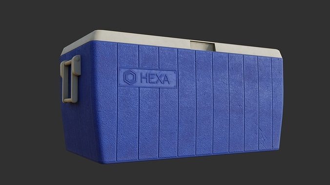 3D model Cooler Box Game-Ready VR / AR / low-poly | CGTrader