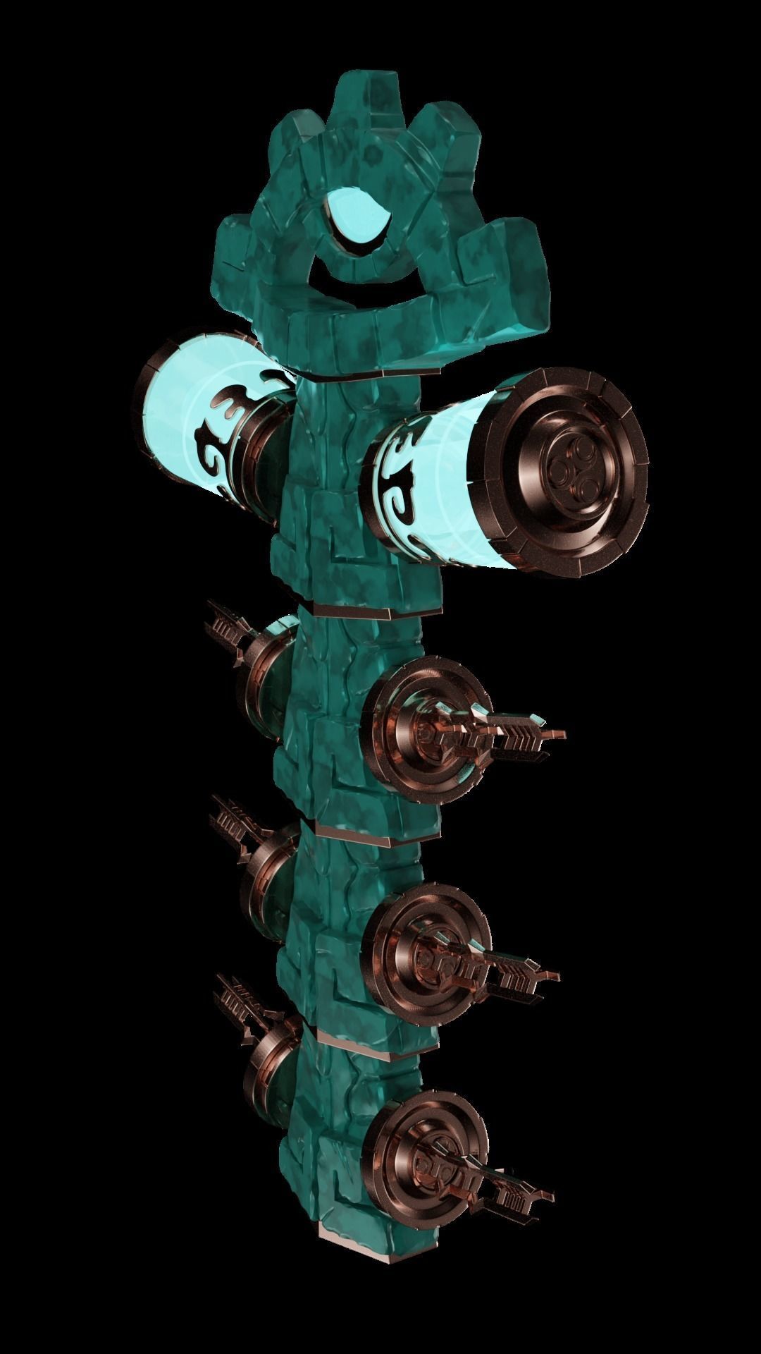 Link UltraHand Energy Cell Capacitor Zelda Tears of The Kingdom 3D ...