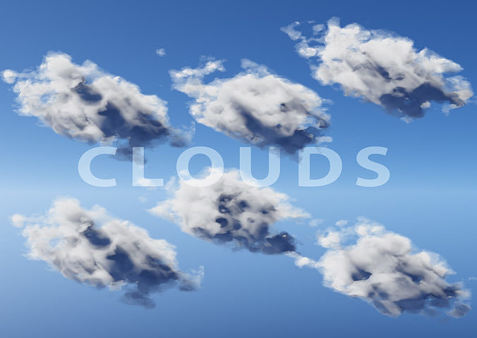 Realistic Clouds 3D model | CGTrader
