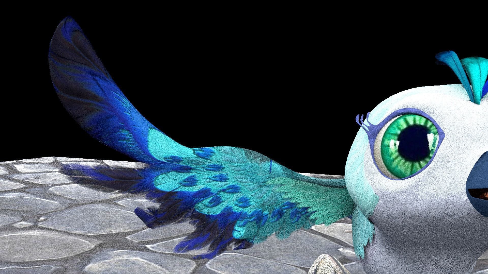 Blue bird 3D model | CGTrader