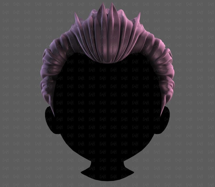 3D model 3D Hair style for boy V113 VR / AR / low-poly | CGTrader