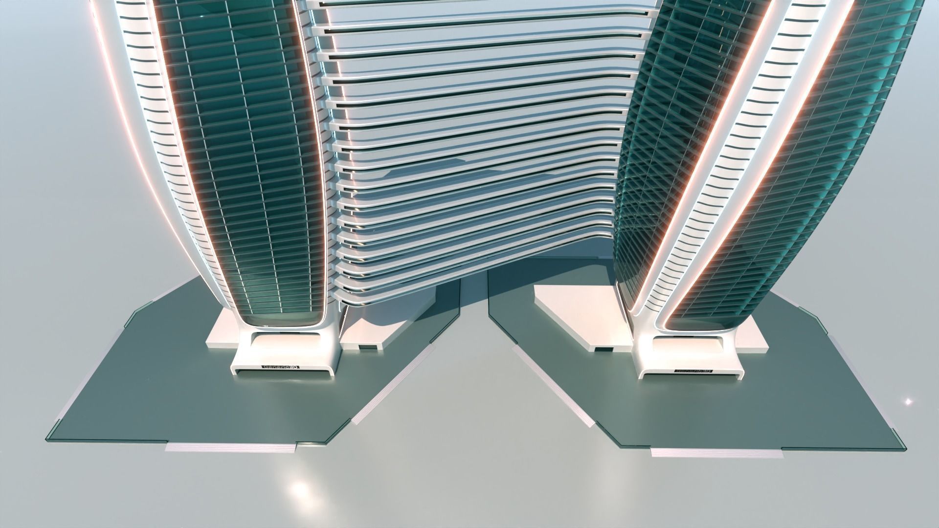 Futuristic Building Concept V1-01 3D model | CGTrader